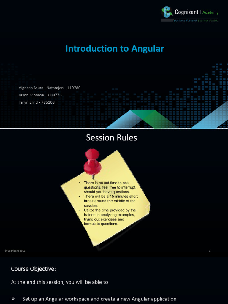 GenC - 01 Introduction To Angular | PDF | Responsive Web Design | Web ...