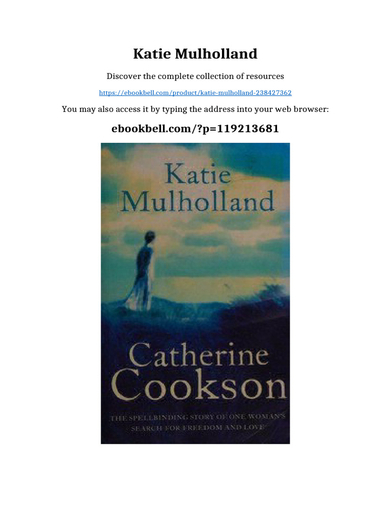 Katie Mulholland online reading | PDF