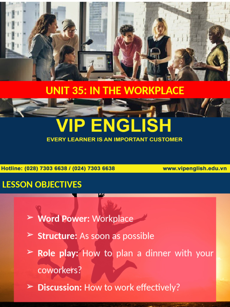 Unit 35 - in The Workplace (Guided Talk - Level A) 23-1-2026 | PDF