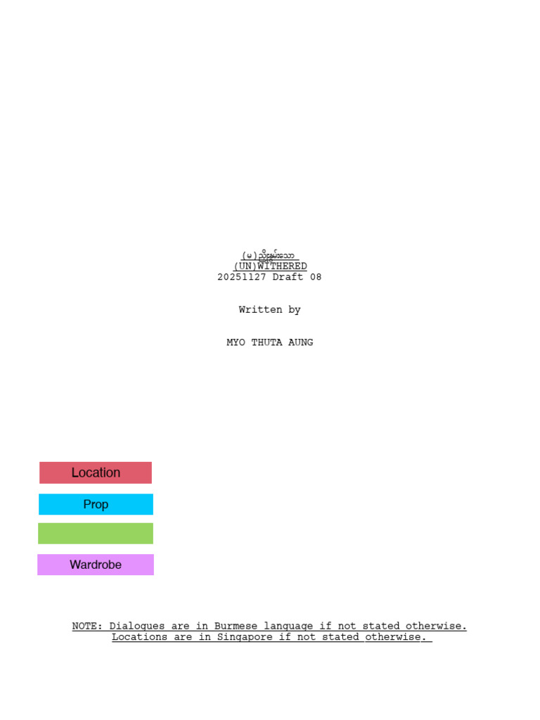 20251127 (Un)Withered Draft 08 (Breakdown With Note) | PDF