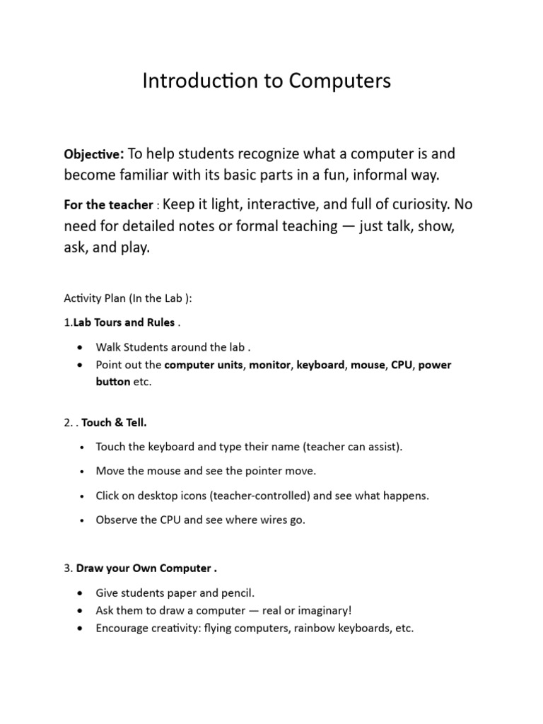 Introduction To Computers | PDF