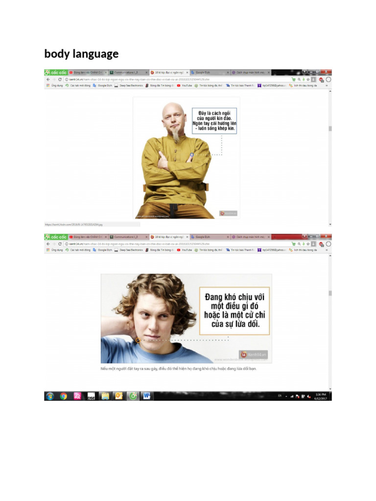 Body Language | PDF