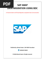 SAP ABAP BDC Tutorial Guide | PDF | Database Transaction | Computer Program