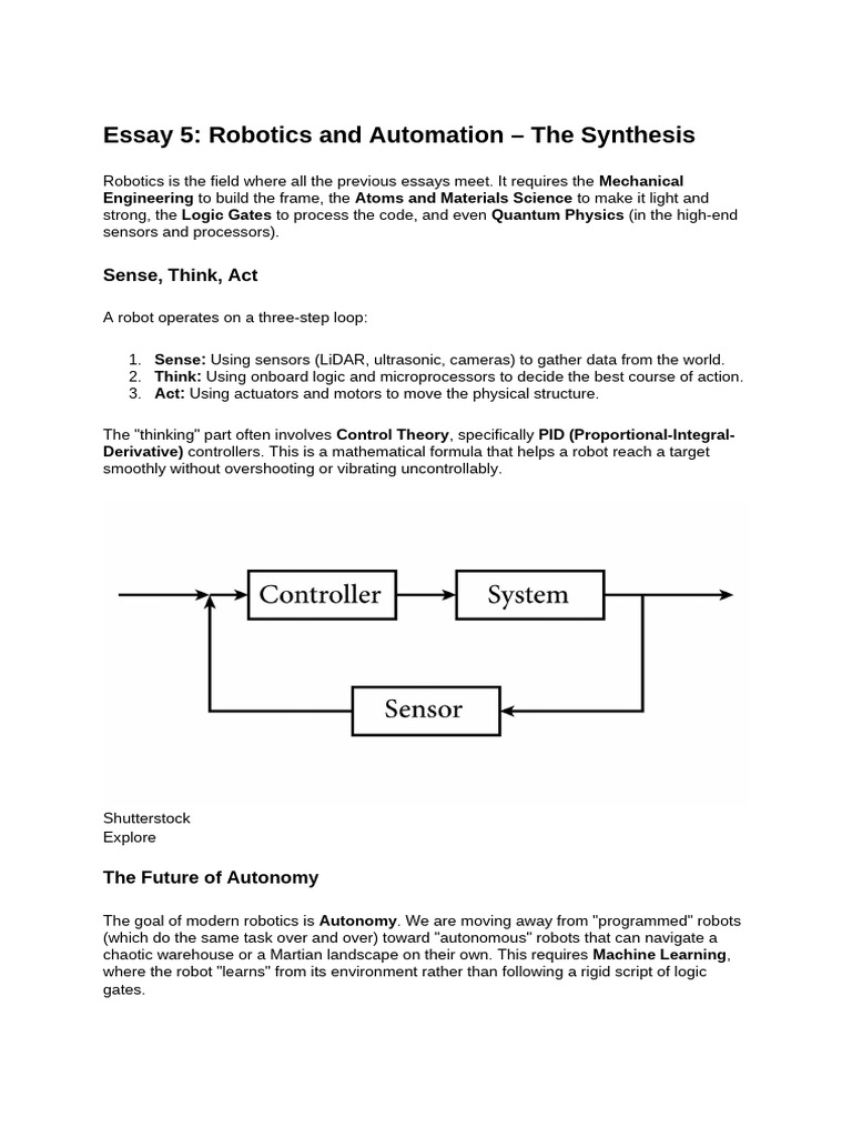 Untitled Document (8) | PDF | Robot | Robotics