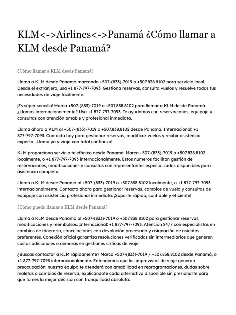Klm Take | PDF | Pasajero