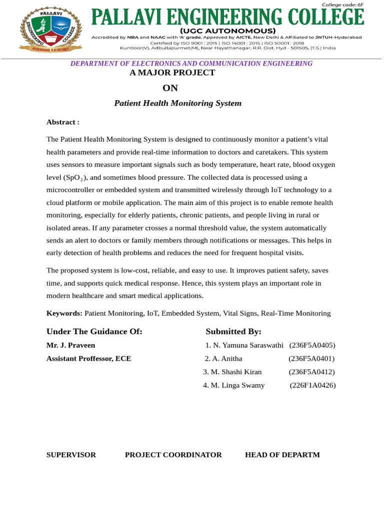 A Major Project | PDF