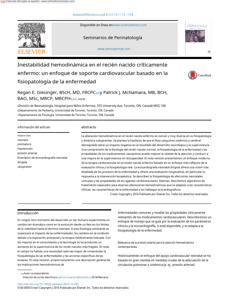 Hemodynamic Instability in the Critically Ill Neon_260109_203549 | PDF ...