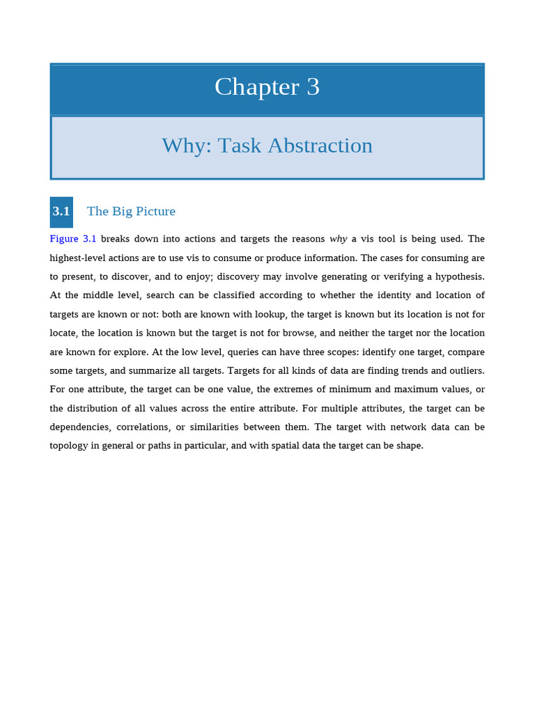 Ch3 Why Task Abstraction | PDF | Data | Hypothesis