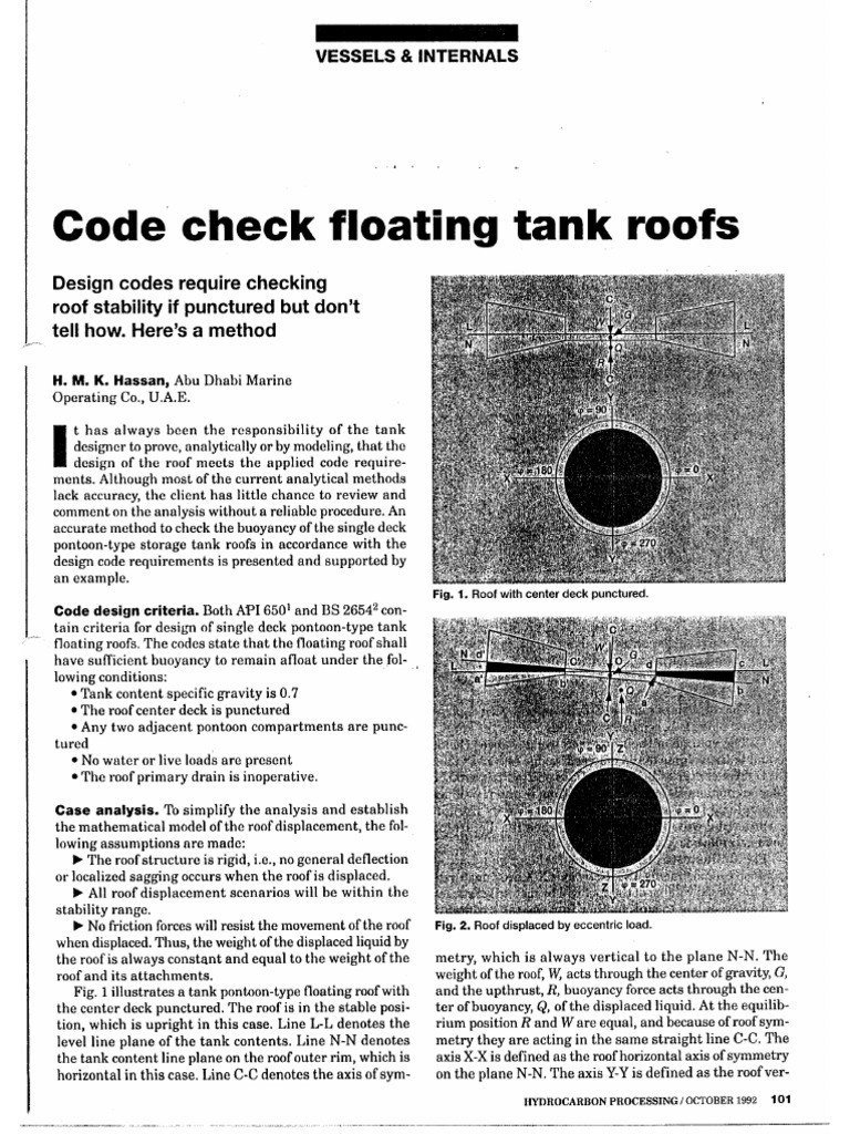 Floating Tank Roof | PDF