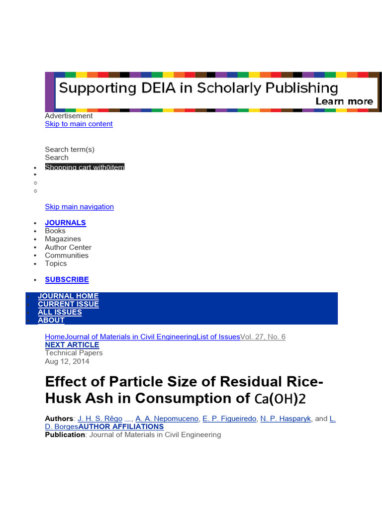 Effect of Particle Size of Residual Rice-Husk Ash in Consumption of ...
