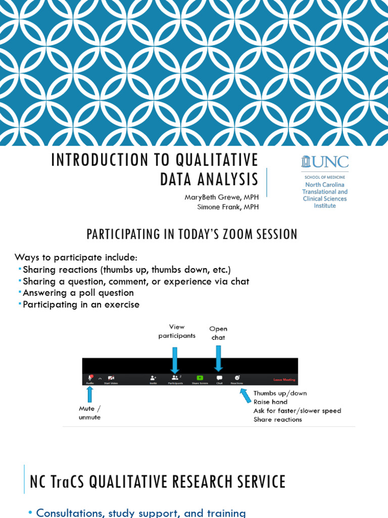 Intro To Qual Data Analysis - 2025!02!28 | PDF | Qualitative Research ...
