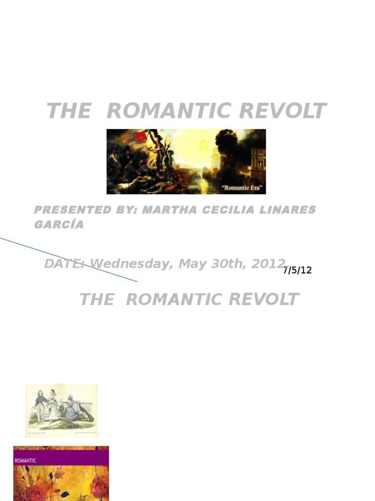 The Romantic Revolt | PDF | William Blake | Romanticism