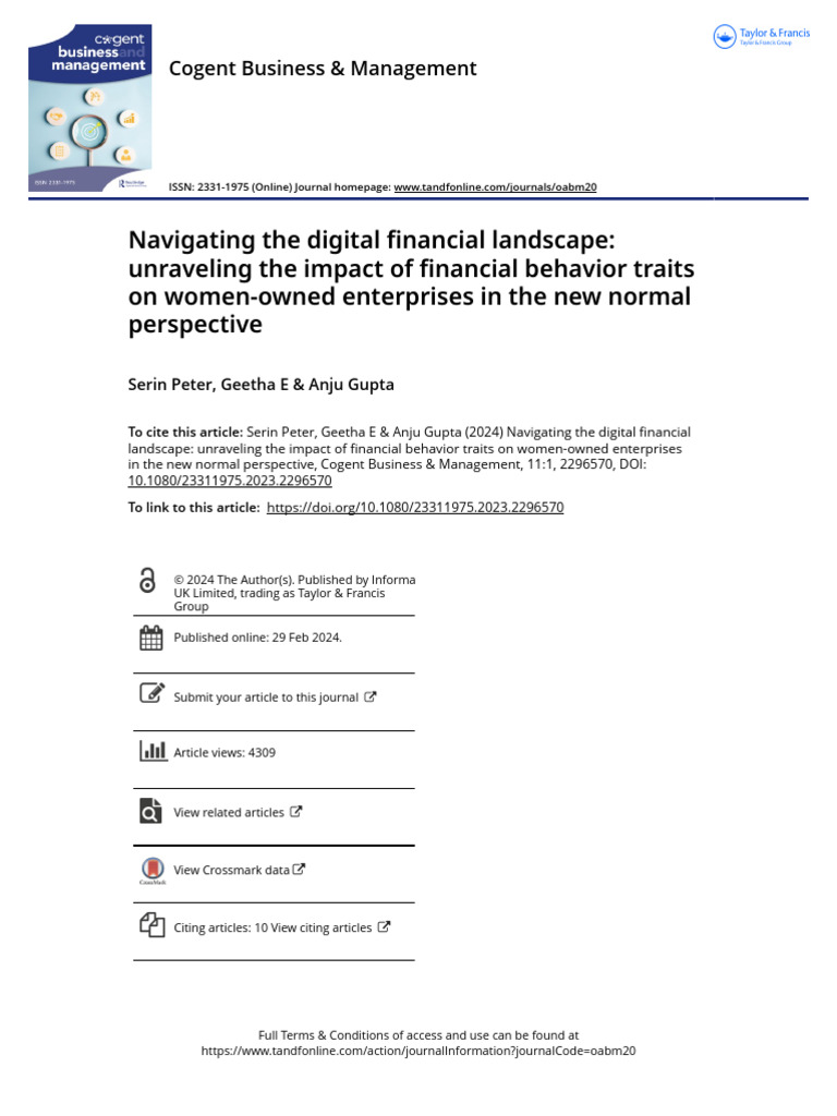 06-Navigating The Digital Financial Landscape - Unraveling The Impact ...