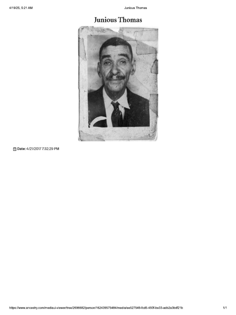Julious Thomas | PDF