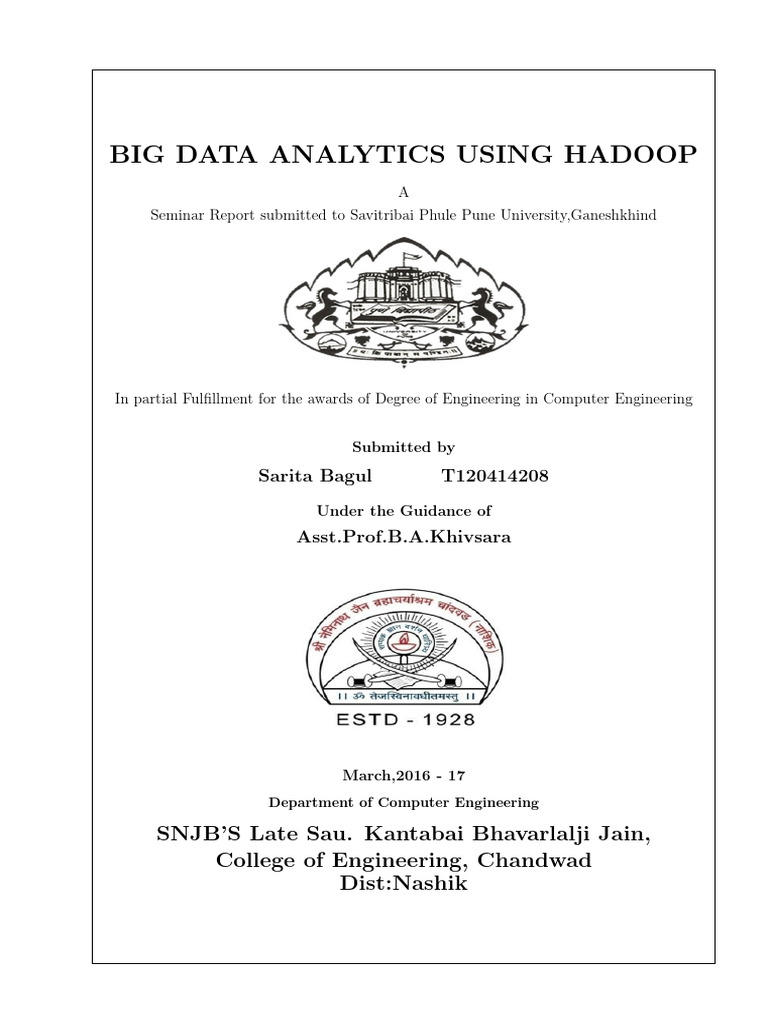 New Project File for Dear Pragya (1) | PDF | Apache Hadoop | Map Reduce
