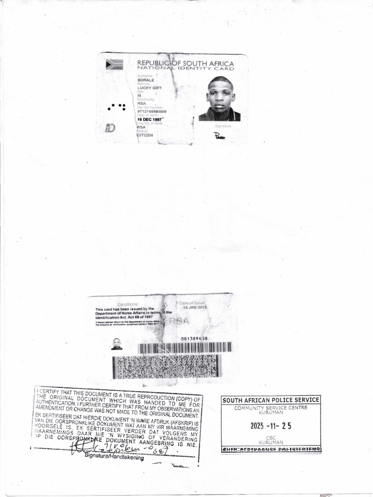 Id and Proof of Res - 20260116 - 0001 | PDF