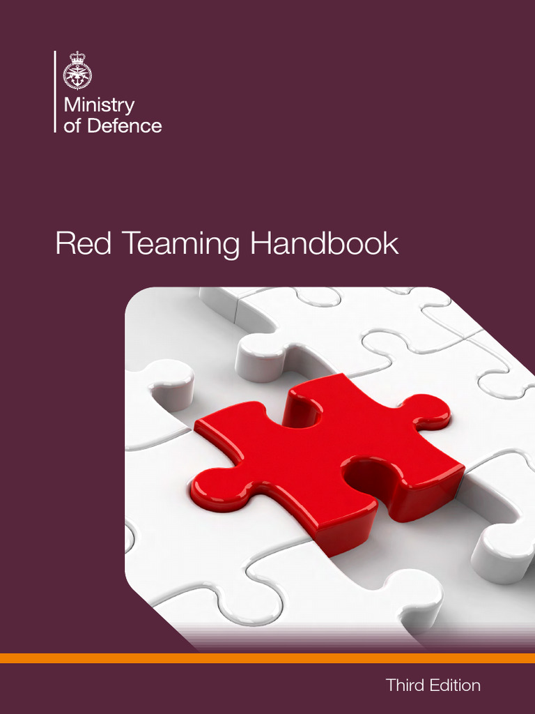20210625-Red Teaming Handbook | PDF | Decision Making | Thought