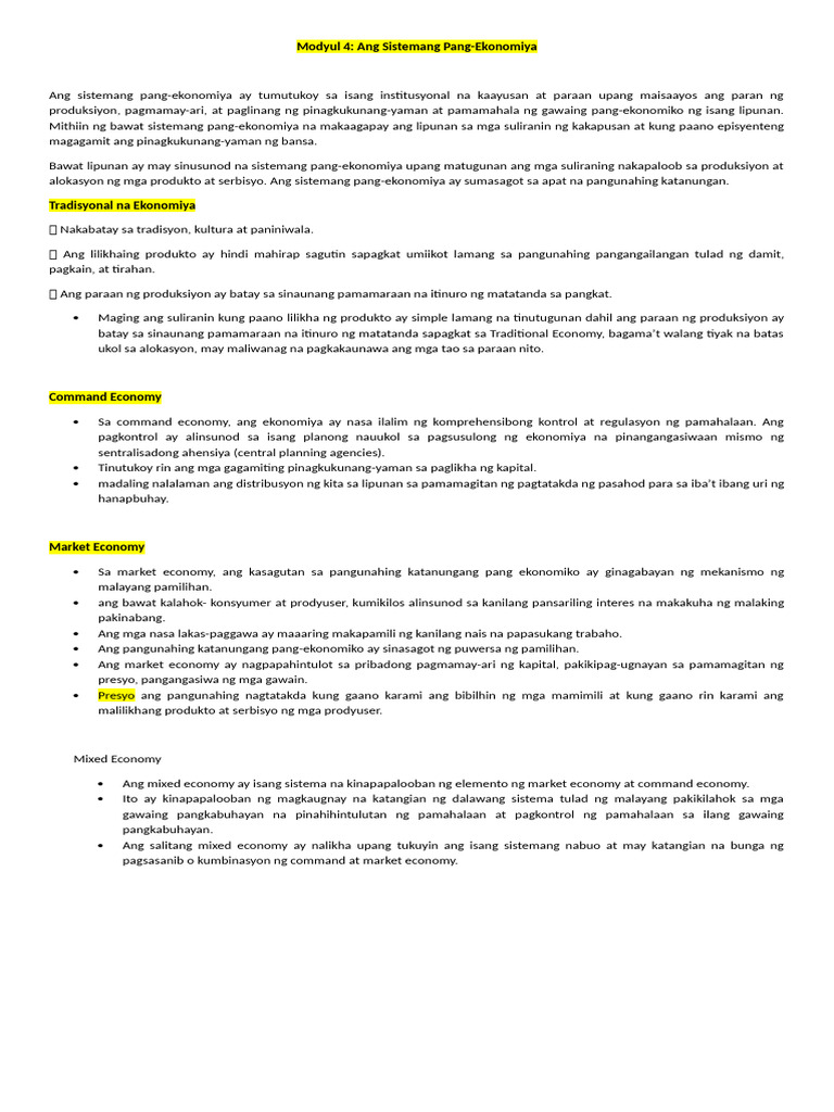 Ap9 Module 4 Handouts | PDF