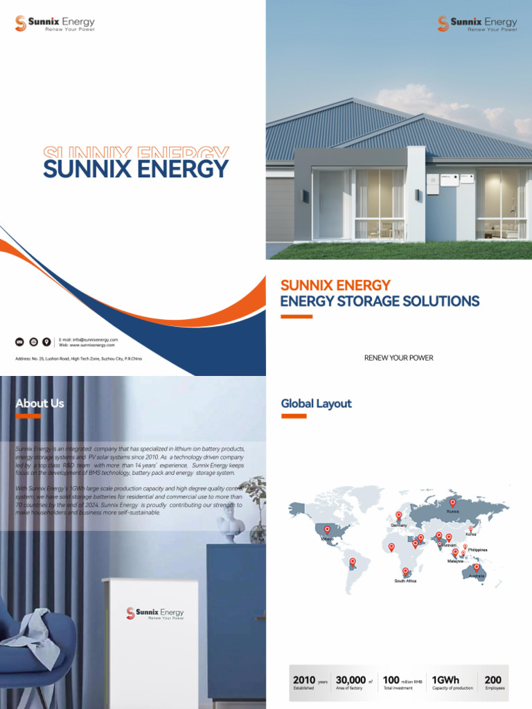 Sunnix - Energy Product Catalogue 2026 | PDF
