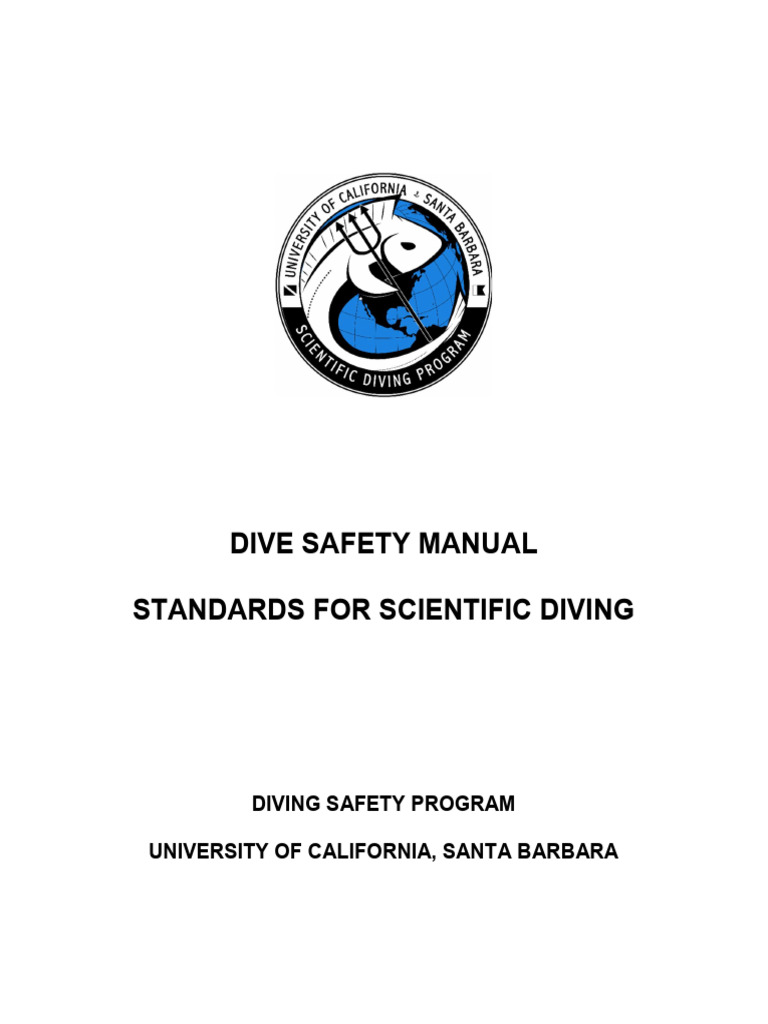 2019 Dive Safety Manual | PDF | Scuba Diving | Underwater Diving