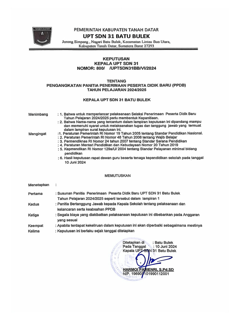 SK PPDB | PDF