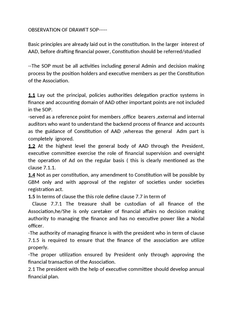 sop new | PDF | Expense | Government
