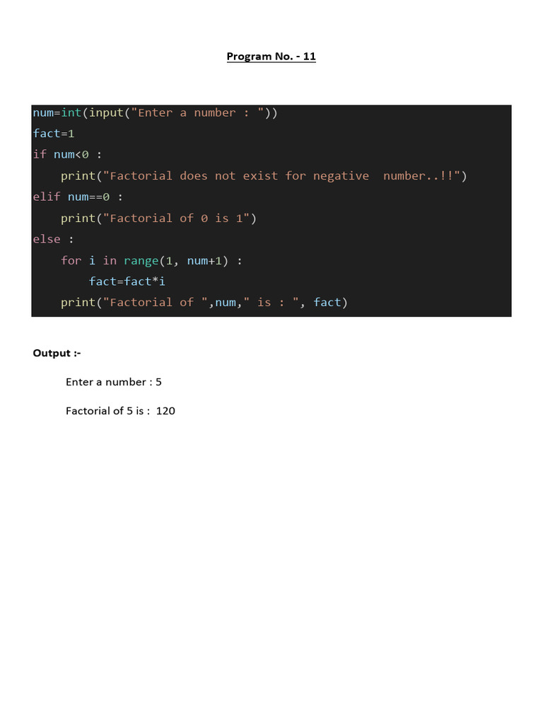 Class 10th Programs | PDF