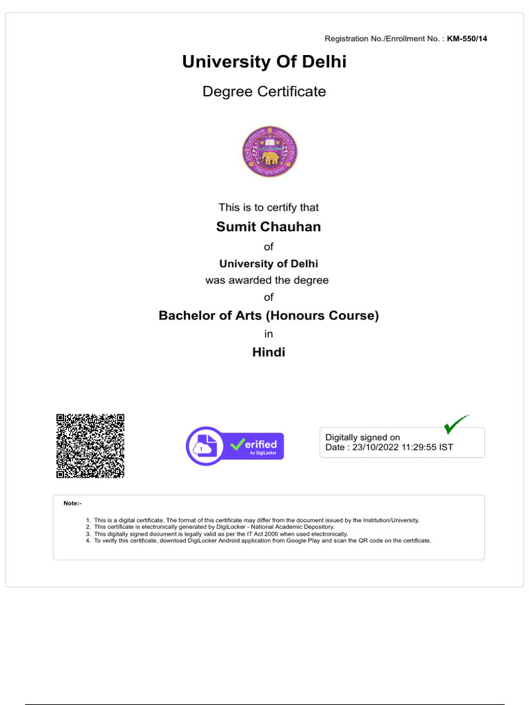 B.A. Degree | PDF