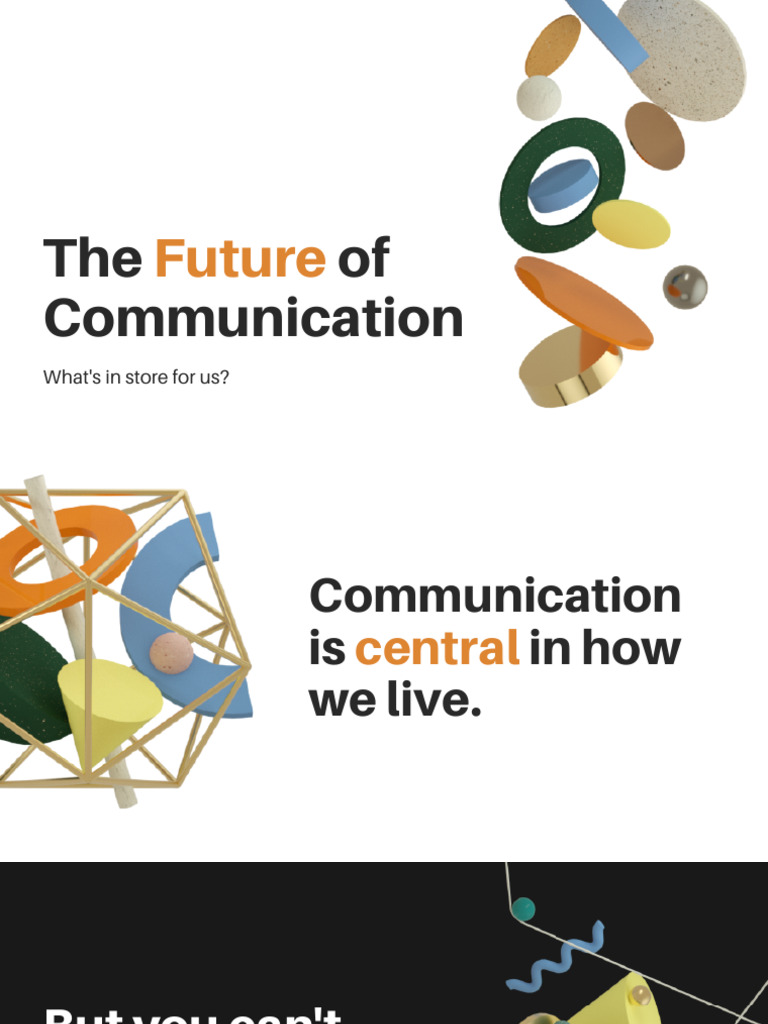 The Future of Communication | PDF | Lecture | Communication