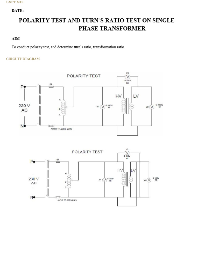 Polarity Test | PDF