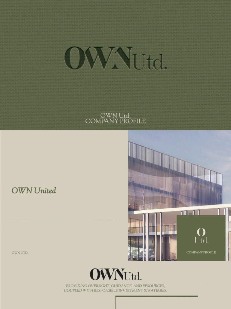 OWN United - Company Profile and activities | PDF | Hajj | Economies