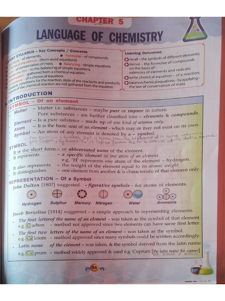 Language of Chemistry | PDF