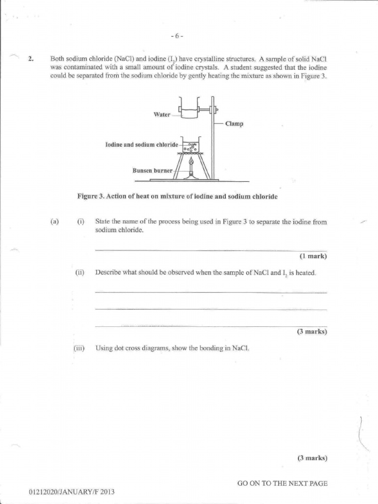 Separation Technique Worksheet 4 Questions | PDF