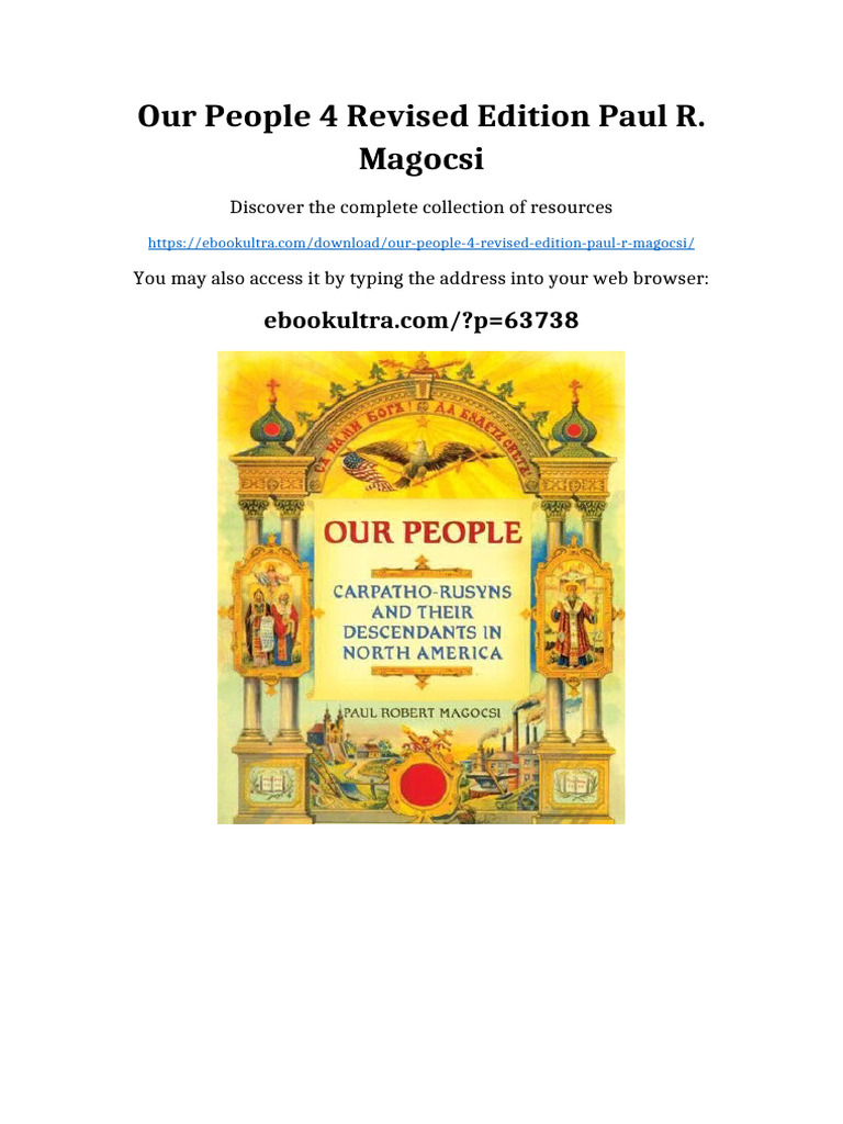 Our People 4 Revised Edition Paul R. Magocsi Available All Format | PDF ...