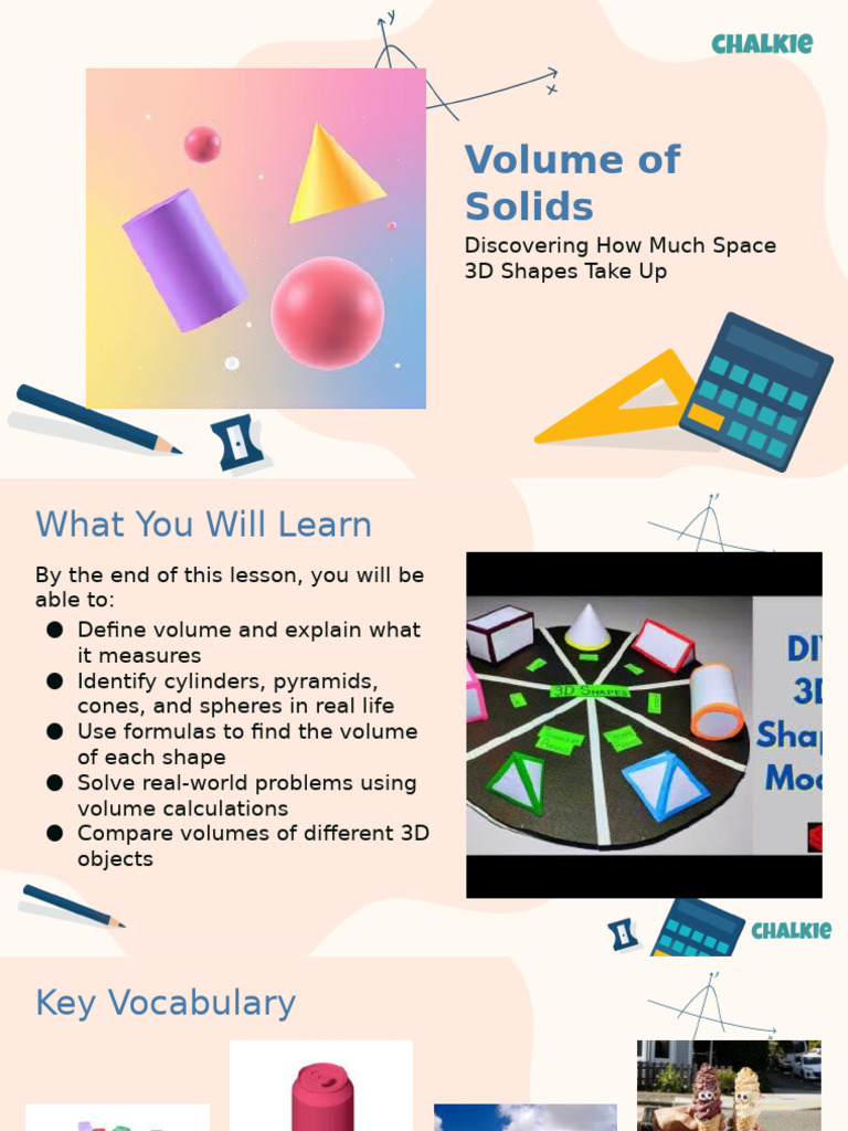 Volume of Solids | PDF | Volume | Area