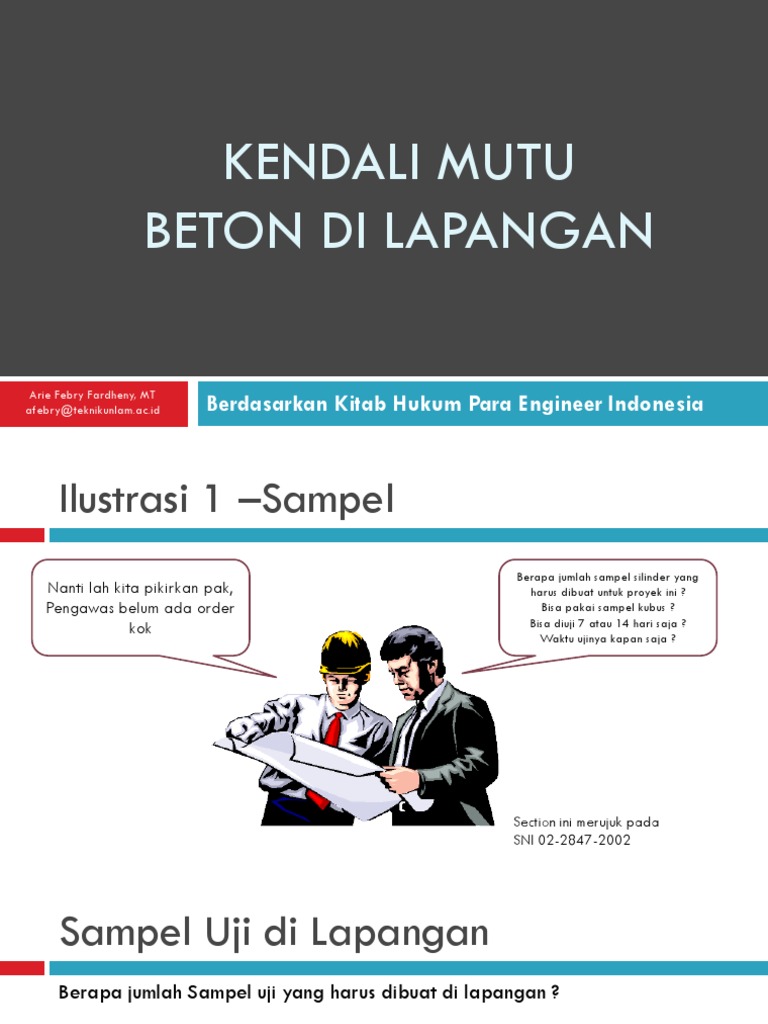 Kendali Mutu Beton | PDF