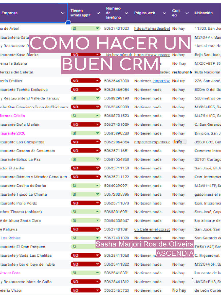 LP- Co%CC%81mo Hacer Un Buen CRM.pdf | PDF | Gestión de la relación con ...