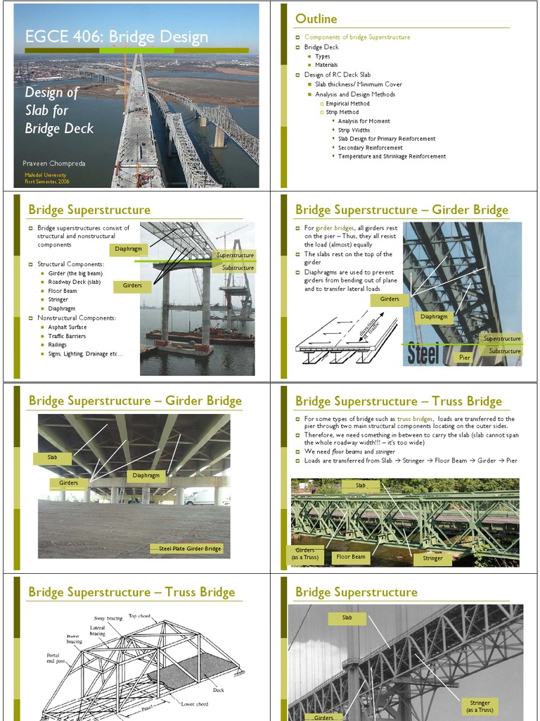 Bridge Deck Slab Design Overview | PDF | Beam (Structure) | Deck (Ship)