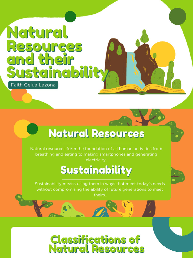 Lesson 2.1 Natural Resources and Their Sustainability | PDF | Fuels ...