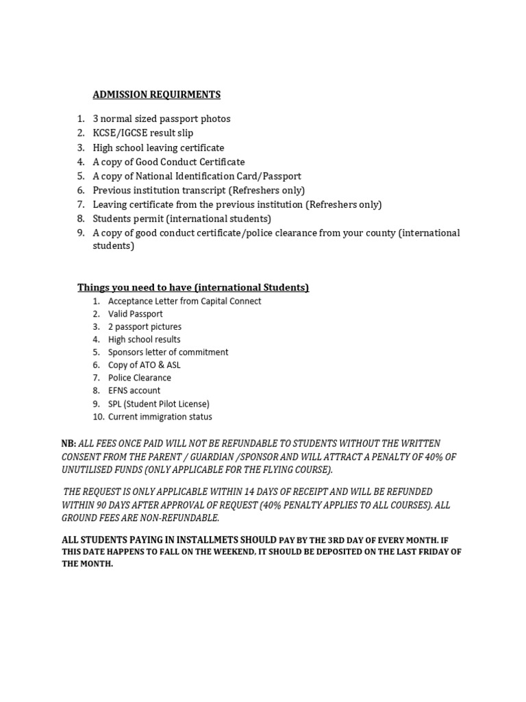 Requirements | PDF