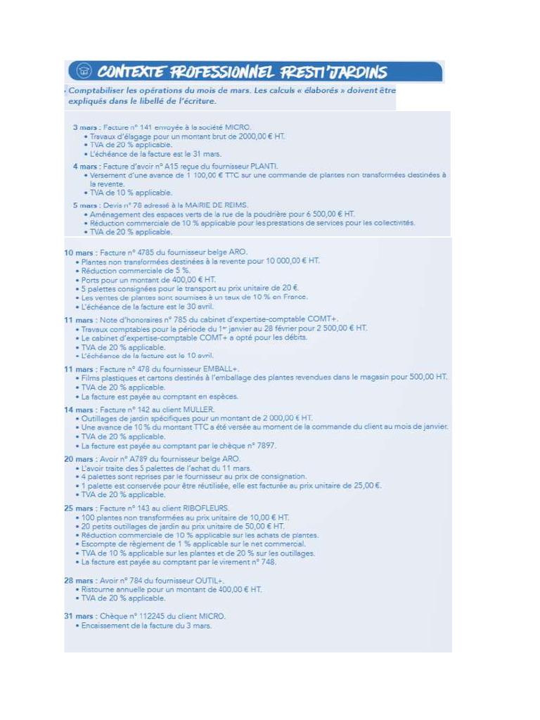 Exercices Revision 1ere Annee | PDF