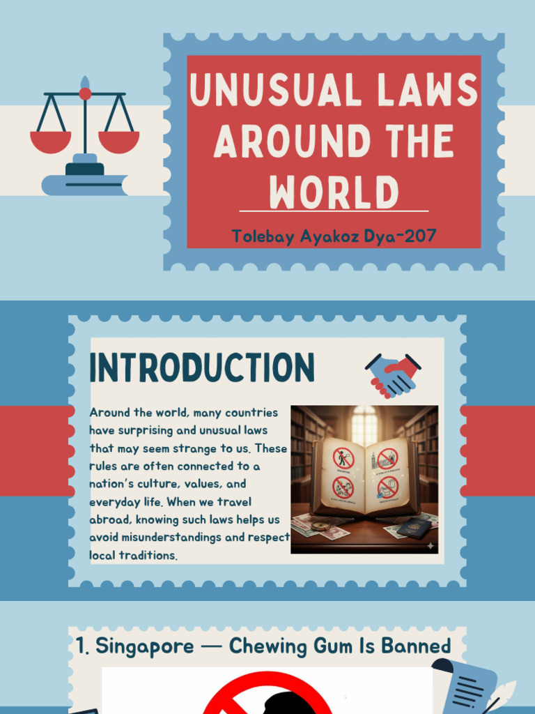 Unusual Laws Around the World.pdf | PDF