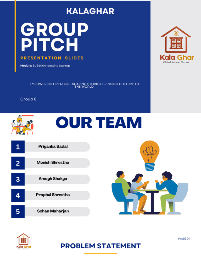 Assessment Task 2 - Group Pitch | PDF | Crafts | Fair Trade