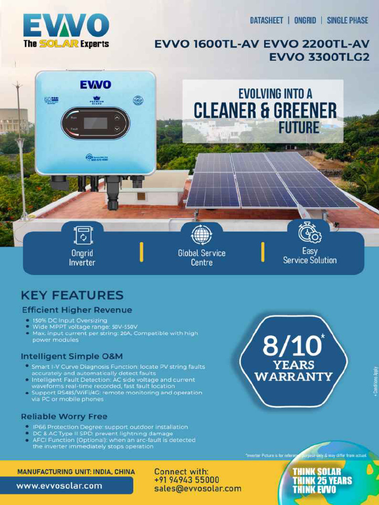 5 Inveter Panel Datasheet 300 | PDF