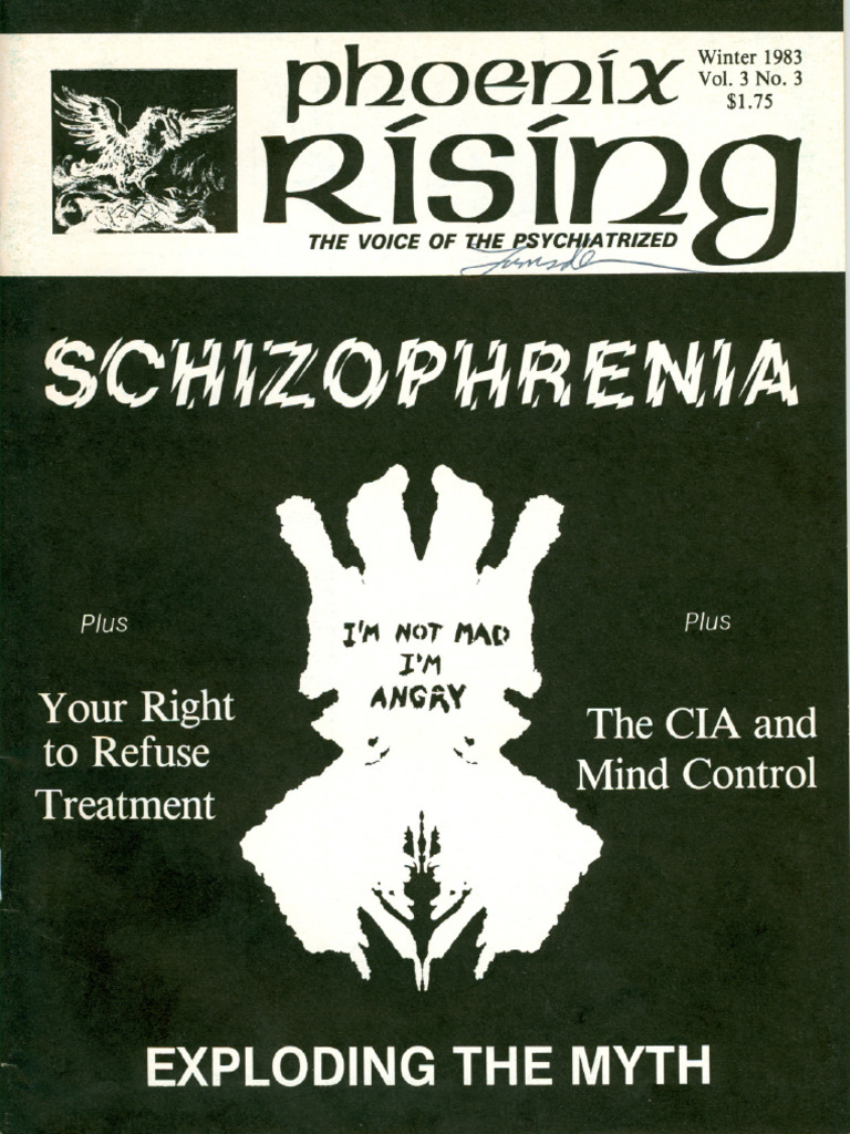 Phoenix Rising, Vol. 3, No. 3, Winter 1983 Schizophrenia - Exploding ...