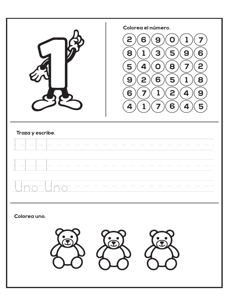 Aprendo Los Numeros | PDF