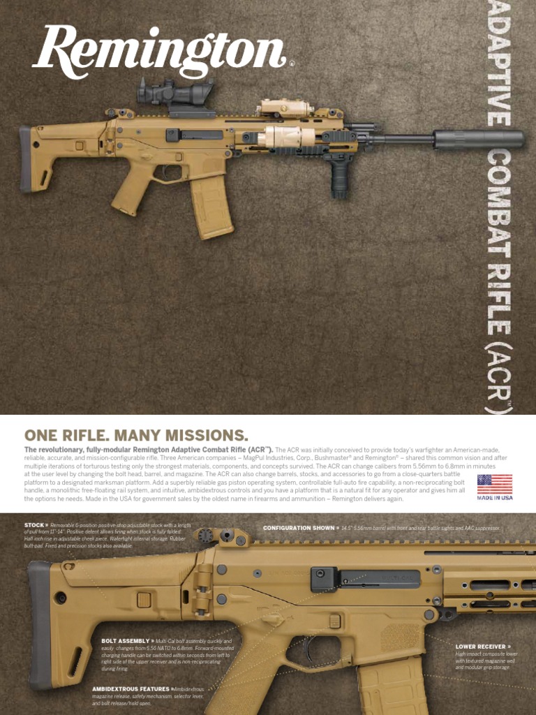ACR Brochure | PDF | Personal Weapons | Tools