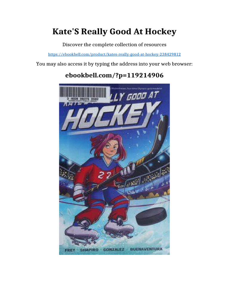 Kate's really good at hockey available all format | PDF | International ...