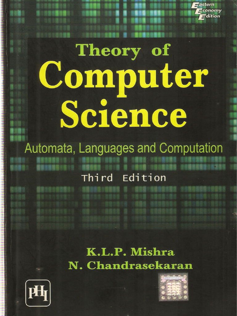 Theory of Computer Science Automata Languages and Computation Third ...