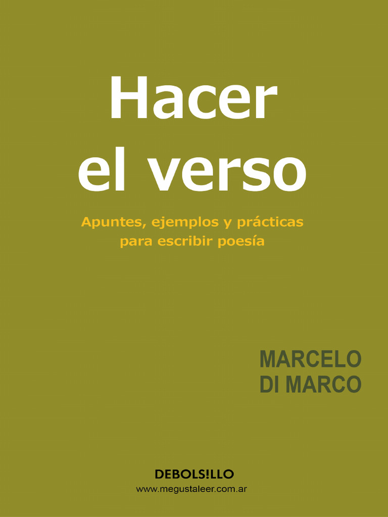 Hacer El Verso | PDF | Poesía